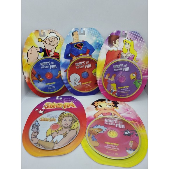 Media | Lot Of 5 Dvd Hours Of Various Cartoons Shera Betty Boop ...